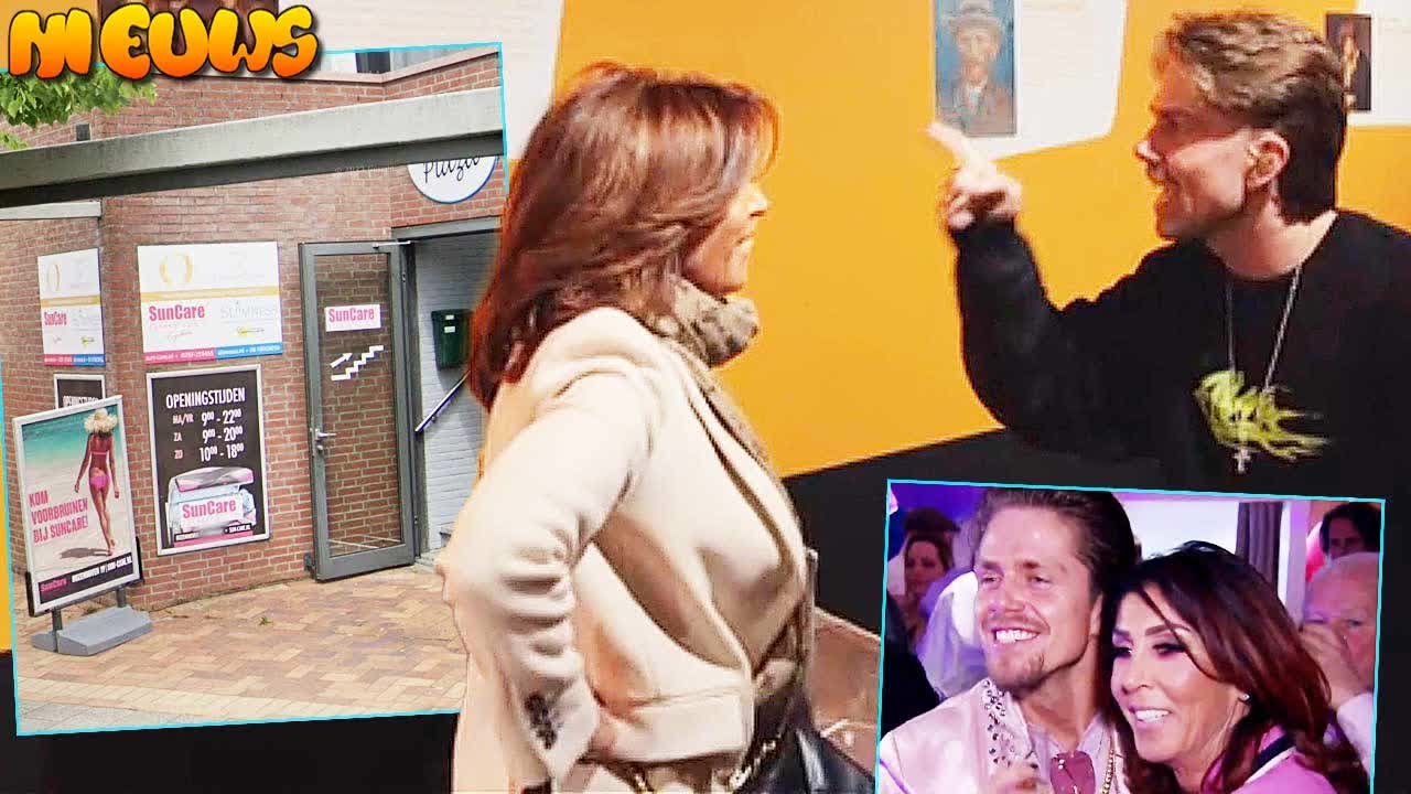 ‘André Hazes jr. en Rachel Hazes komen elkaar tegen bij zonnebank ...